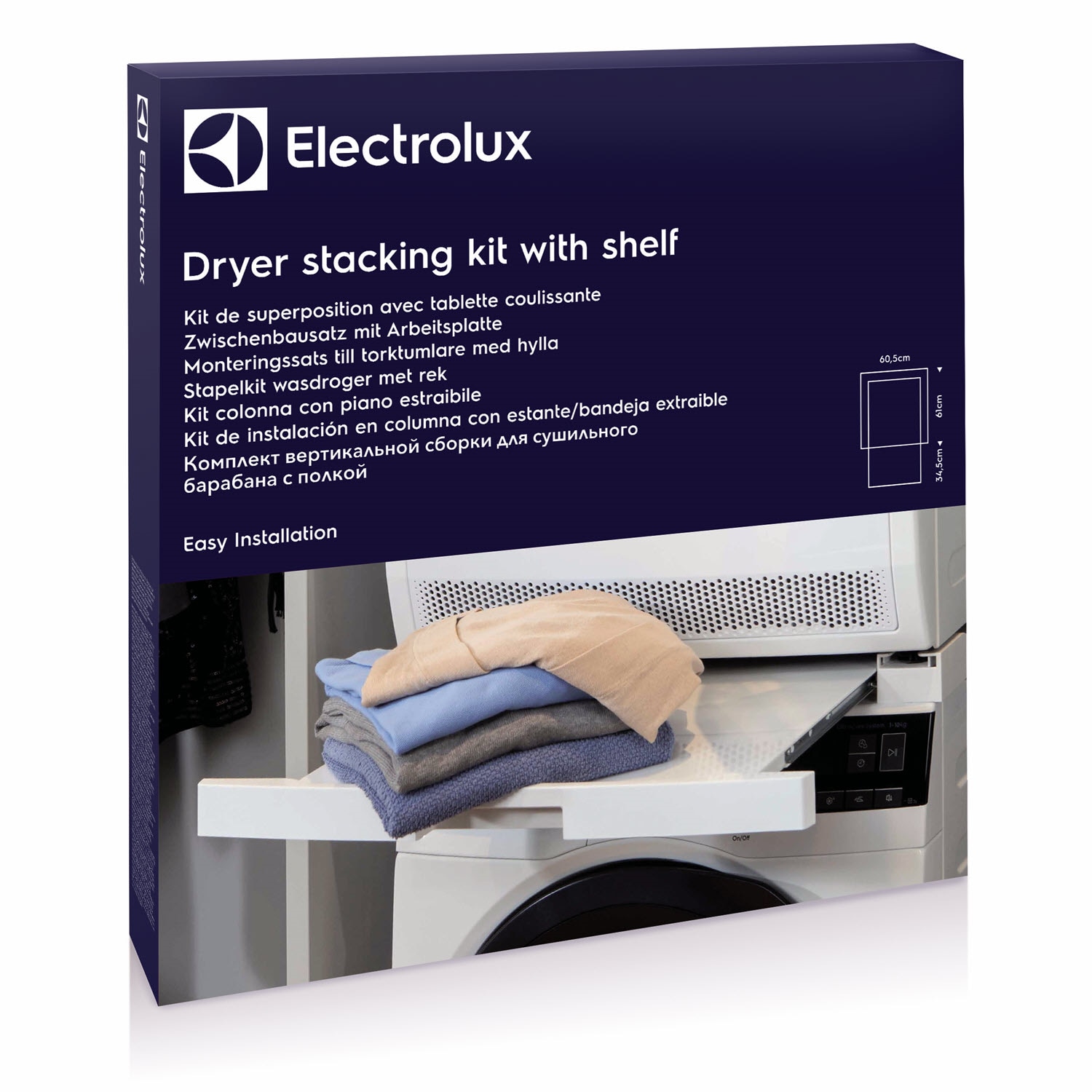 Dryer Stacking Kit With Shelf | Electrolux Viet Nam | Electrolux Viet Nam