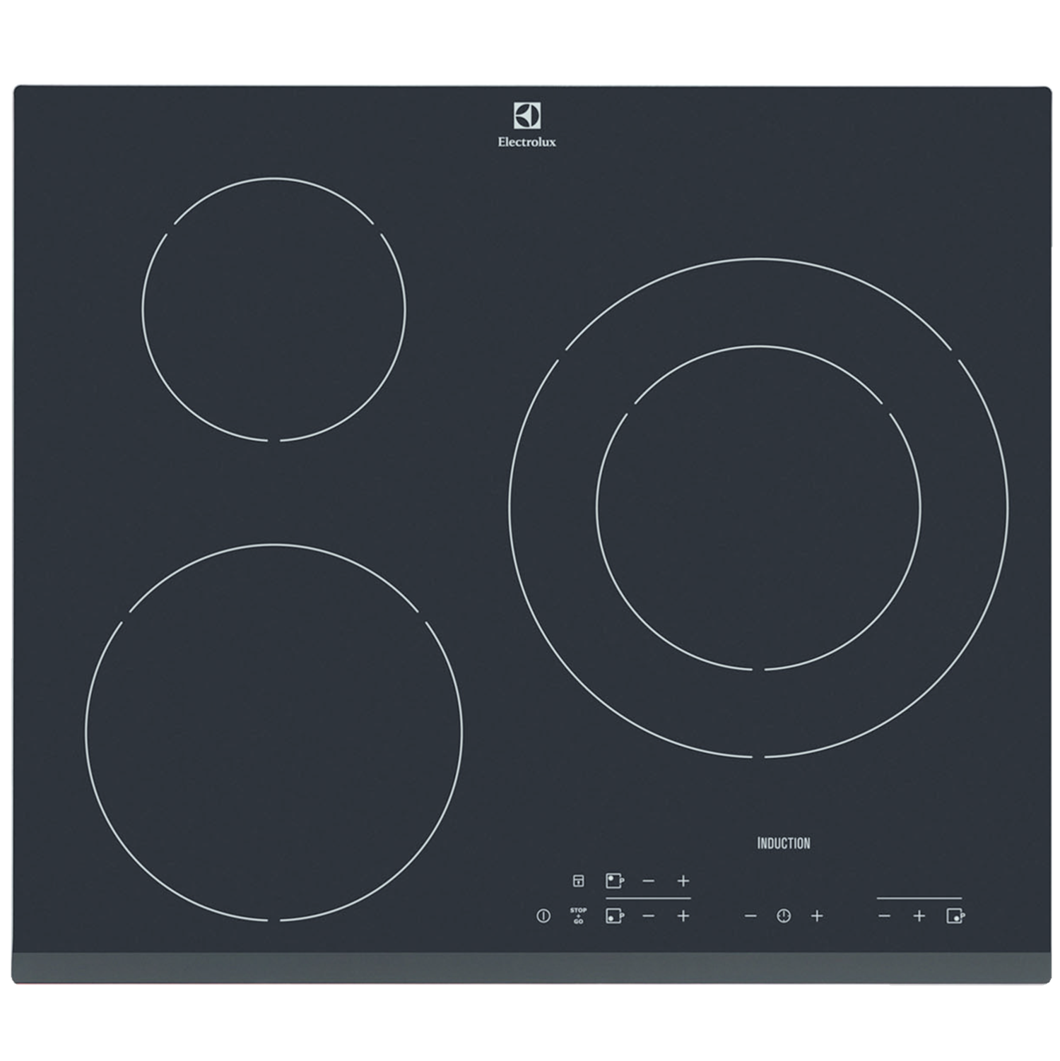 60cm UltimateTaste 300 built-in induction cooking hob with 3 zones ...