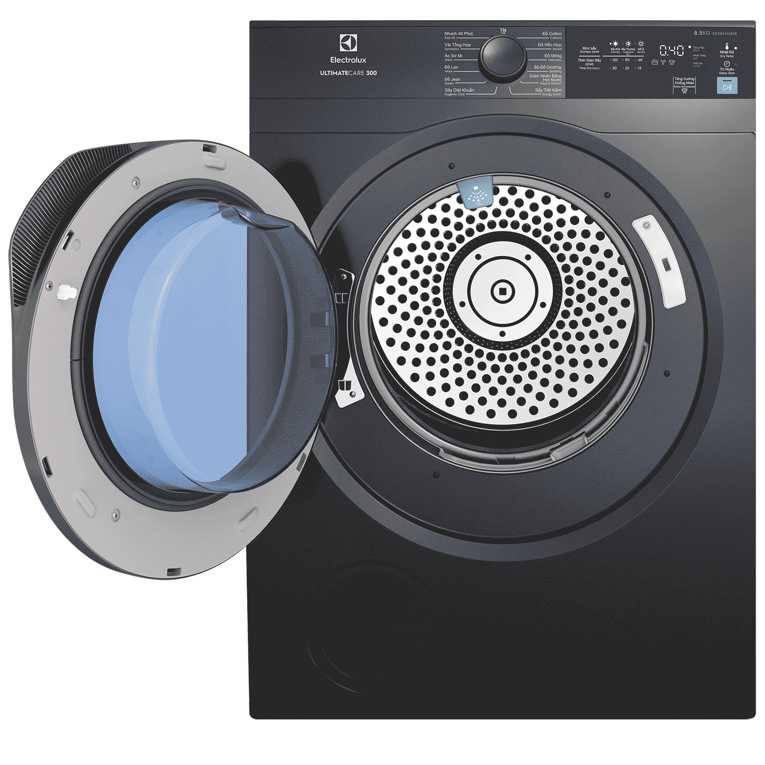 8.5kg UltimateCare 300 venting dryer - EDS854N3SB | Electrolux Vietnam
