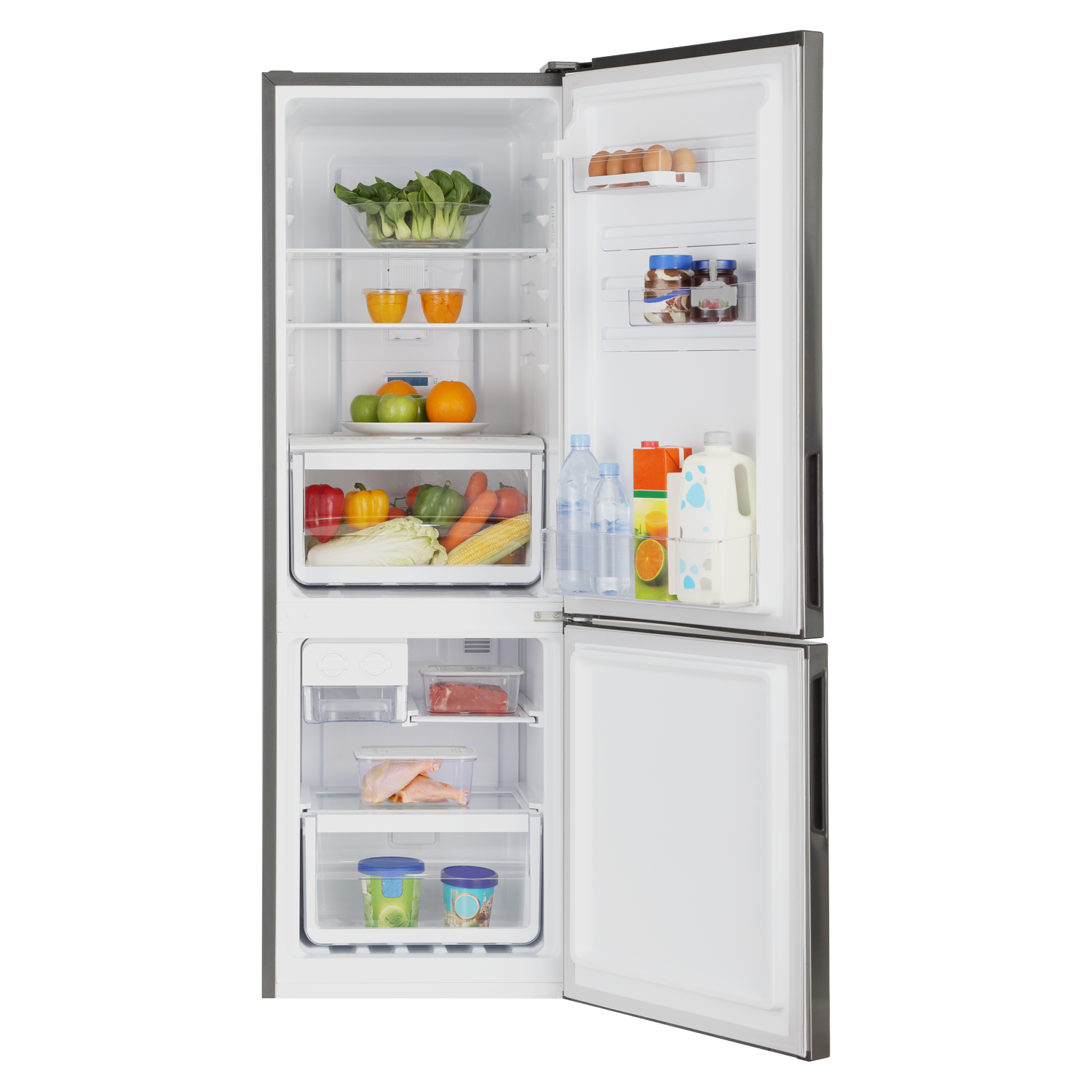 253L NutriFresh® inverter bottom mount refrigerator - silver - EBB2802H-A
