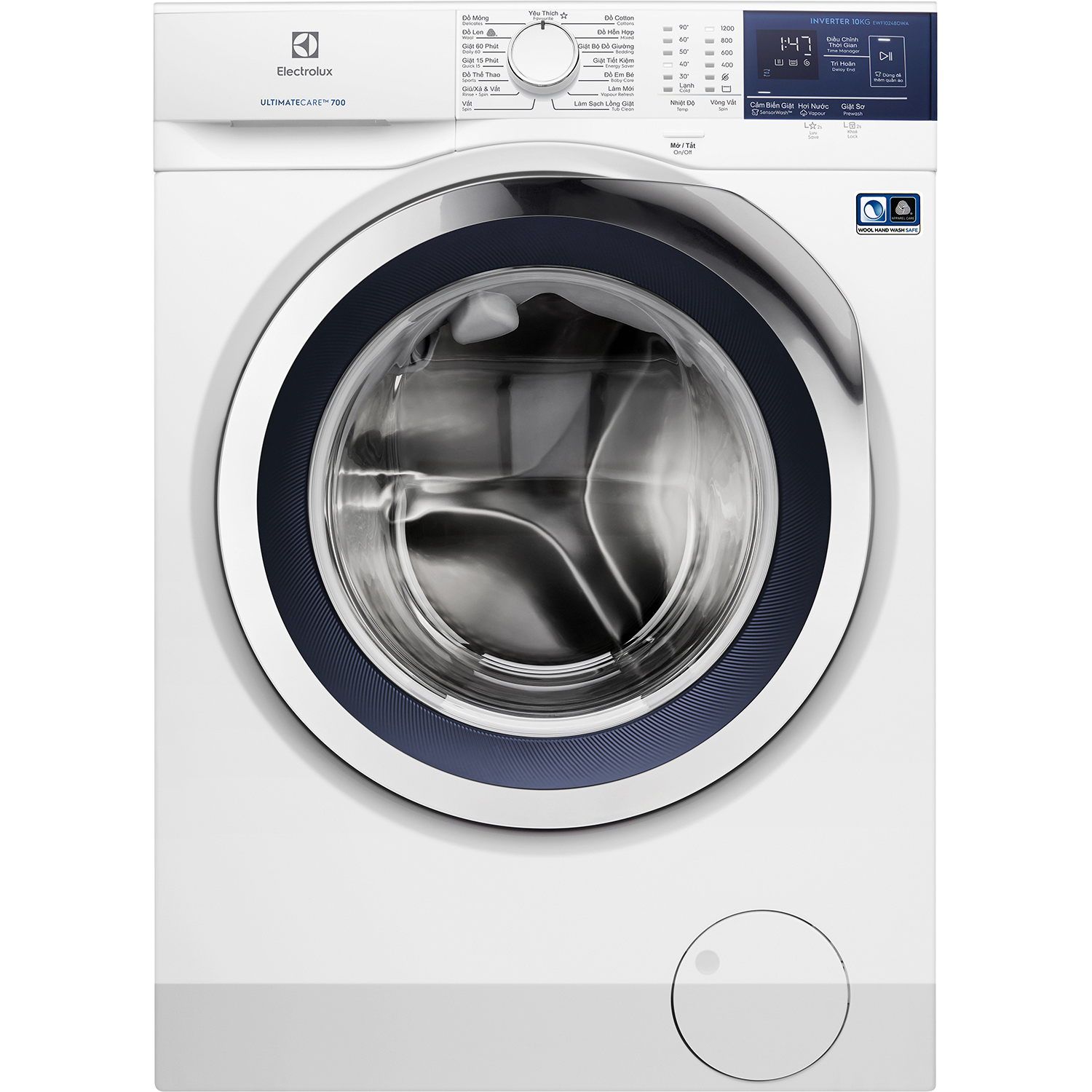 Máy giặt Electrolux cửa ngang 10kg Inverter EWF1024BDWA