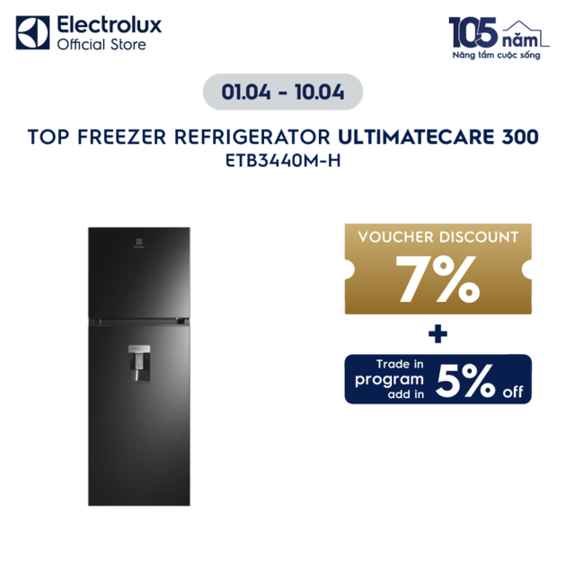 312L UltimateTaste 300 top freezer refrigerator - ETB3440M-H ...